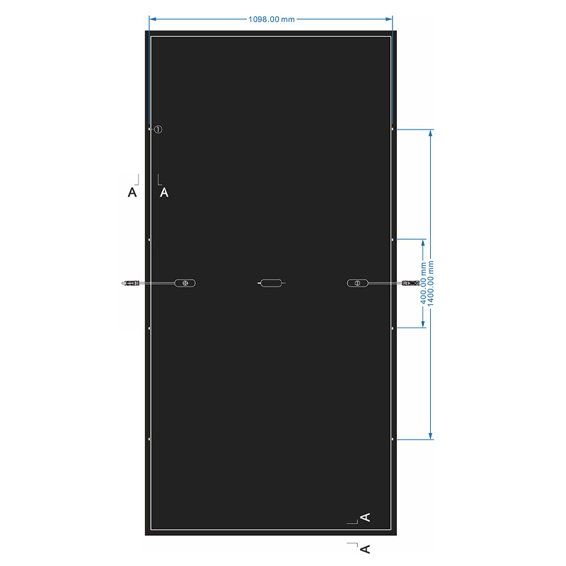 M10 MBB N-Type TopCon 144 Half Cells 560W-580W All Black Solar Module ...